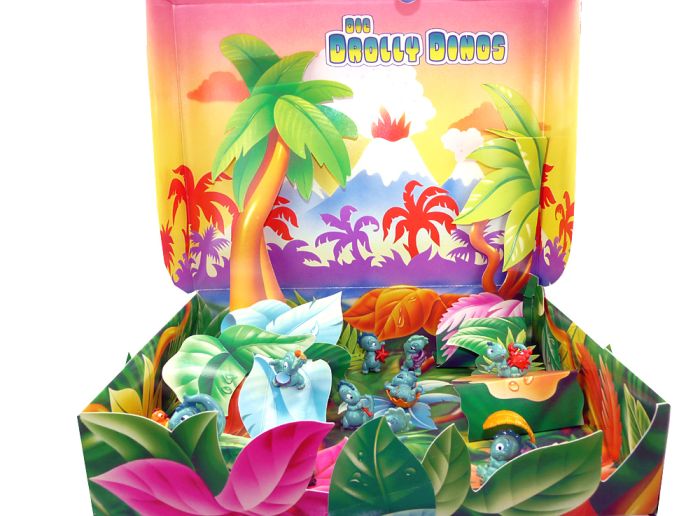 Diorama der Drolly Dinos komplett (Ü-Ei Dioramen) - Ü-Ei online Shop ...