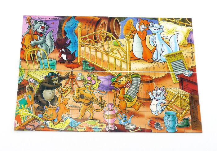 Komplettpuzzle der Aristocats mit allen 4 Ecken (60 Teile Puzzle) - Ü ...