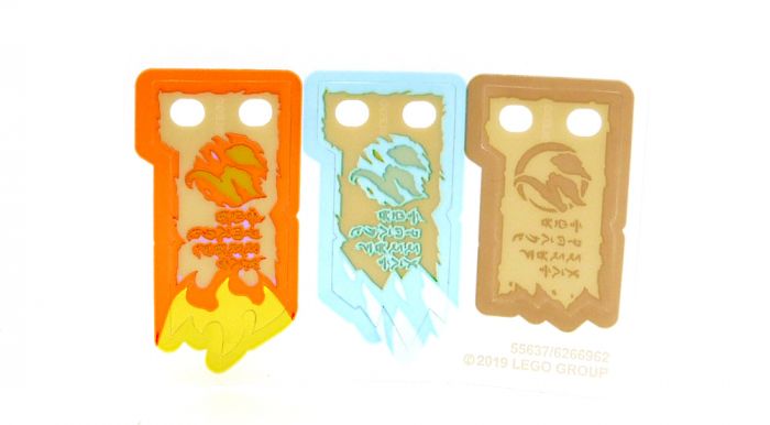 LEGO Ninjago Flaggen. Alle 3 Flaggen wie auf dem Bild zu sehen als Seit ...