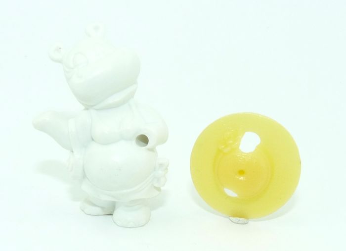 Rohling vom Susi Sonnenschein mit Test Hut in hell. Grundmaterial weiß ...