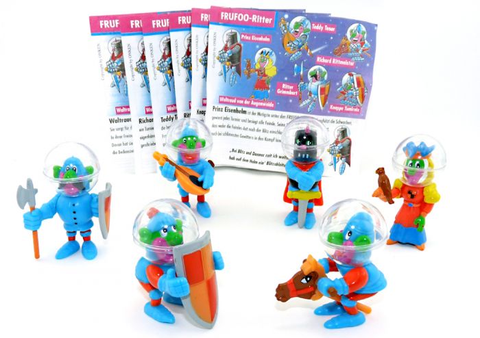 Frufoo Ritter Figuren Set mit allen Zetteln [Firma Onken] - Ü-Ei online ...