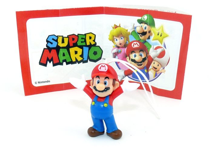 Super Mario Set aus dem Kinder Joy Ei 2025. Alle 10 Figuren mit allen ...