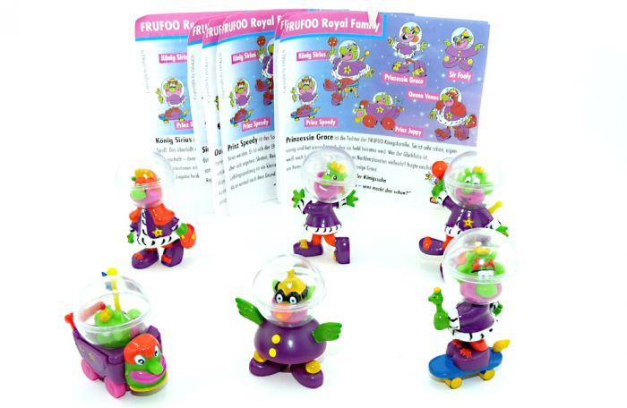 Frufoo Rayal Family Figuren Set mit allen Zetteln [Firma Onken] - Ü-Ei ...