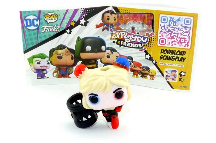 Funko DC Heroes Harley Quinn Pen mit Beipackzettel Kennung VT280 - Ü-Ei ...