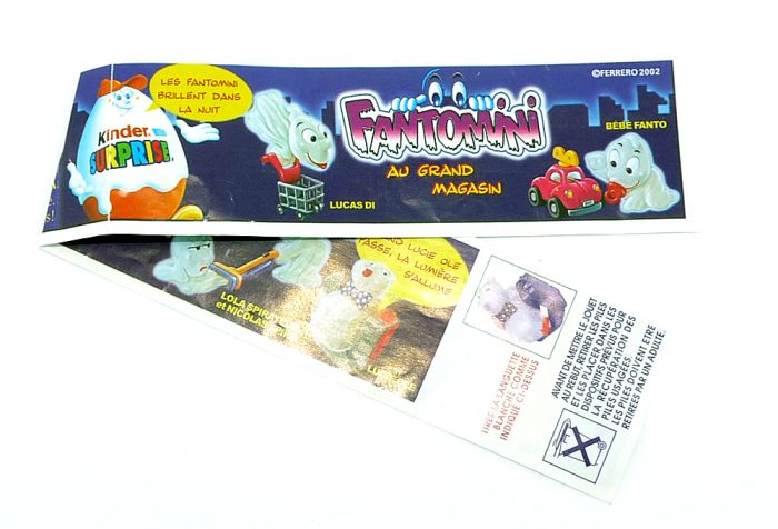 Beipackzettel von den FANTOMINI Au Grand Magsasin (BPZ Fantasmini) - Ü ...