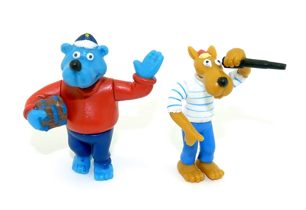 Käpt'n Blaubär und Hein Blöd Figuren. Größe der Figuren 5cm - Ü-Ei ...