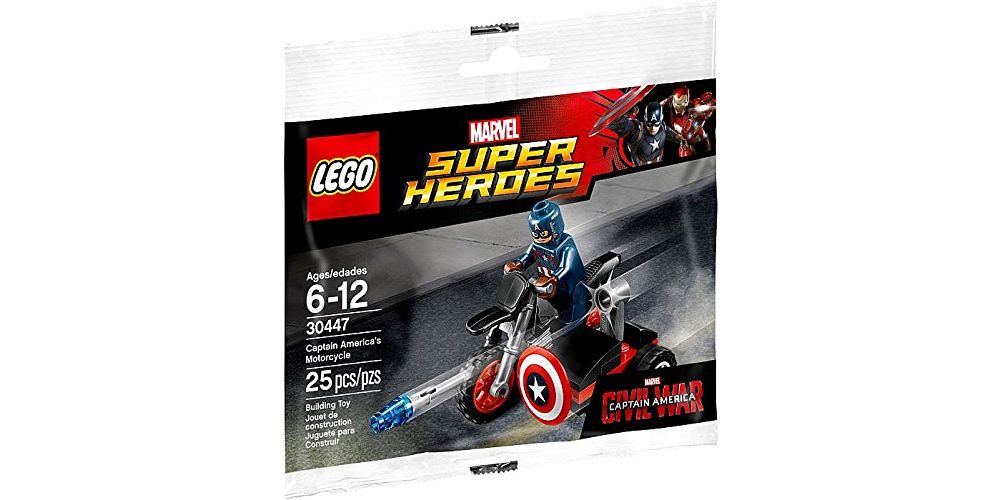 LEGO Super Heroes Captain America's Motorcycle im Polybag [Nummer 30447 ...