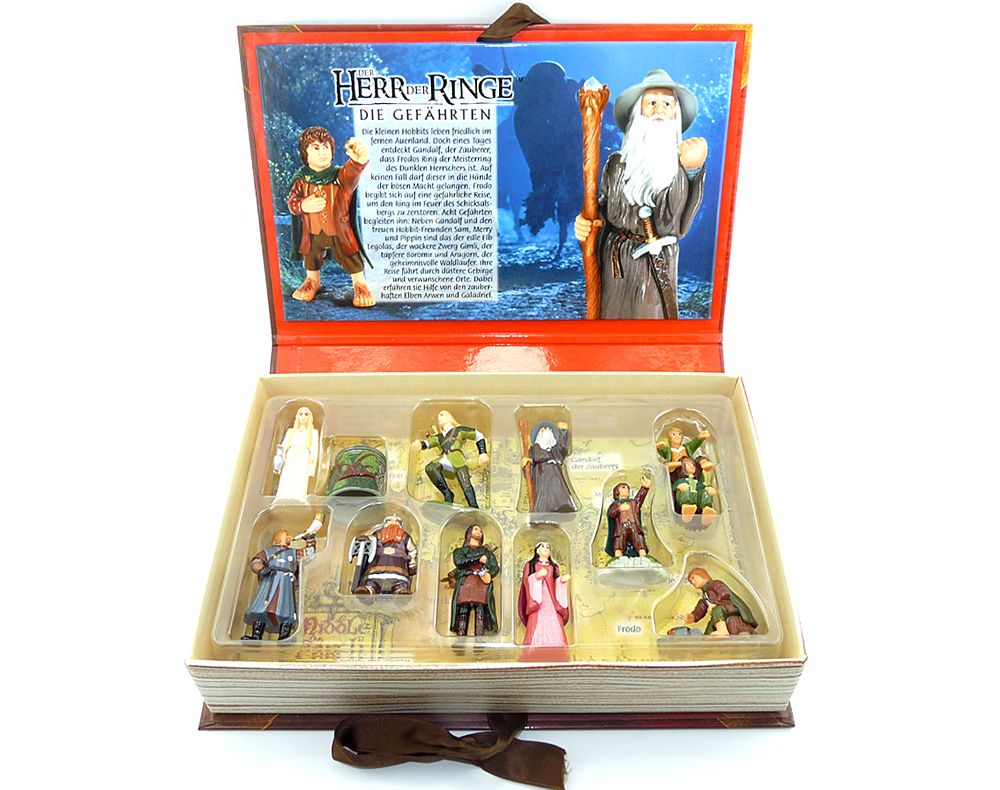 Der Herr der Ringe 1 Diorama mit allen Figuren der Serie "Die Gefährten ...