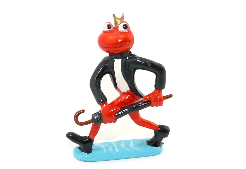 Erdal Rex Rotfrosch Figuren mit Schirm. Größe 5 x 3 cm (Werbefigur) - Ü ...