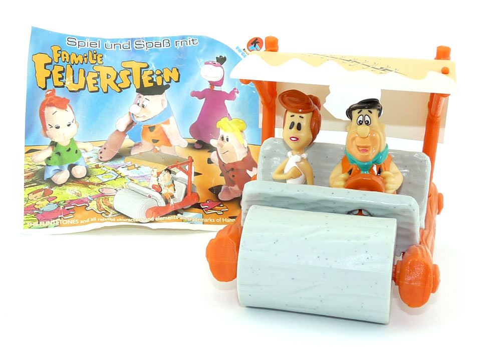 Feuerstein die Tochter Pebbler aus der Steinzeit Auto Steinzeit Ü-Ei ...