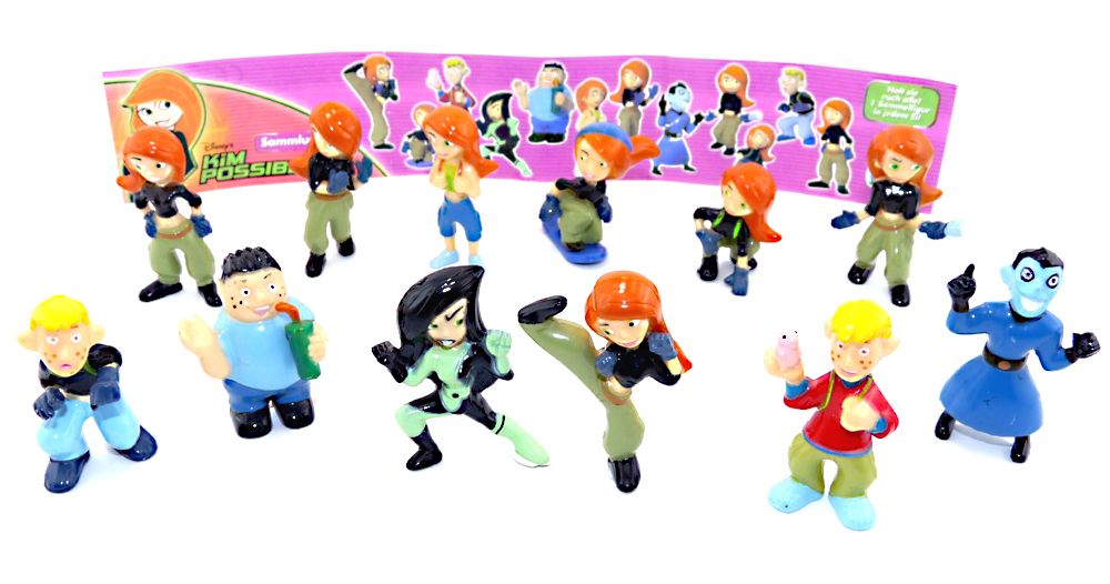 KIM POSSIBLE Figurensatz aus dem Jahr 2008. Disneys Kim Possible ...