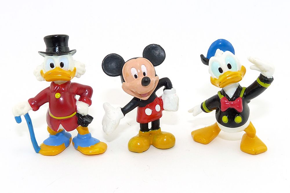 Alle 3 Fiuren aus dem MICKY MAUS Heft in den 90ern. Dagobert Duck ...