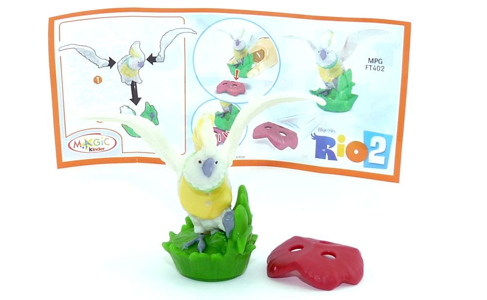 NIGEL aus dem Kinder Joy Ei mit BPZ (Rio 2 Dschungelfieber 2014) - Ü-Ei ...