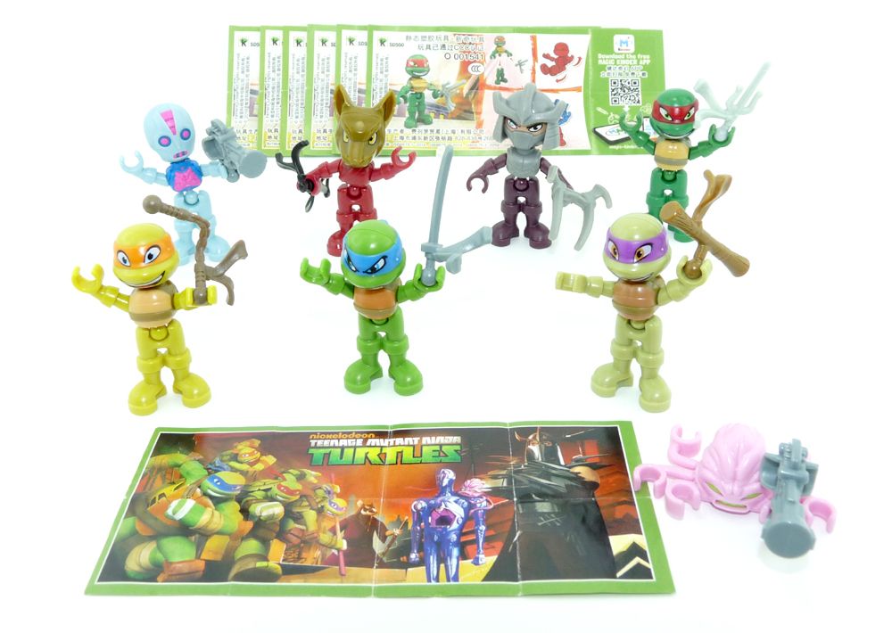 Teenage Mutant Ninja Turtles 2017 aus CHINA mit allen Beipackzetteln ...