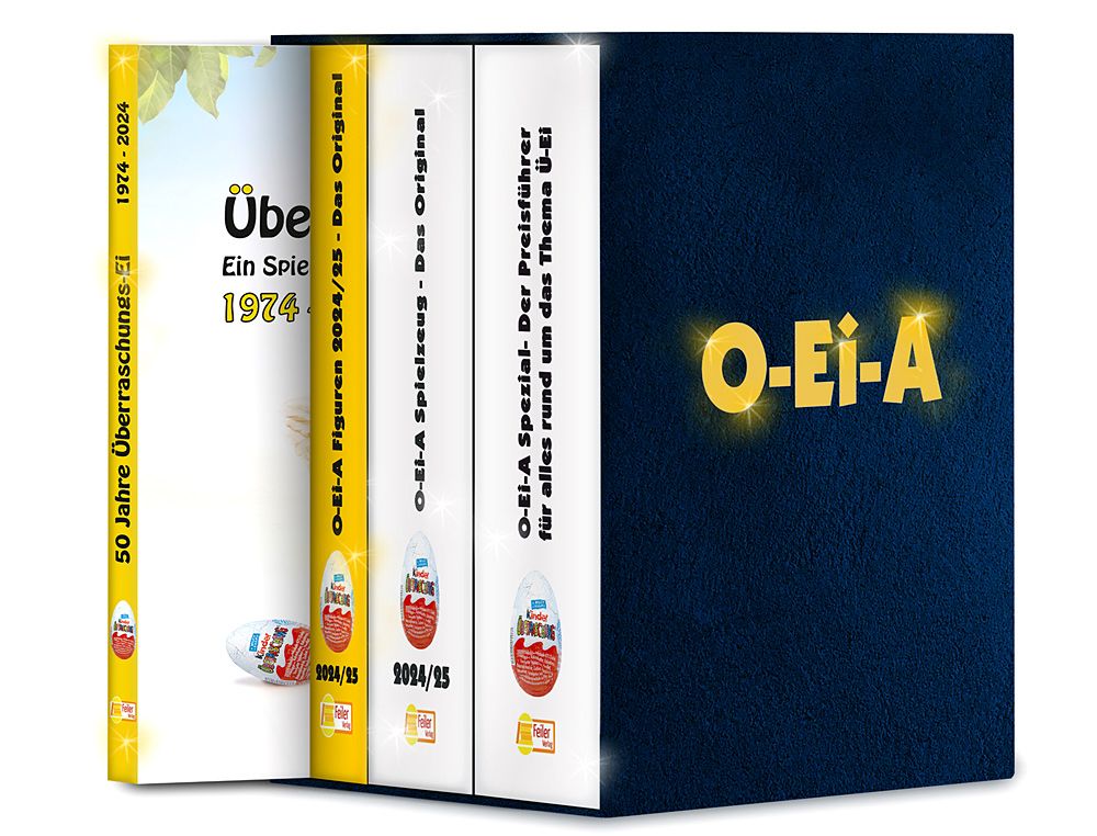Das O-Ei-A 3er Bundle 2024-25 + Buch "50 Jahre Ü-Ei" JUBILÄUMSAUSGABE ...