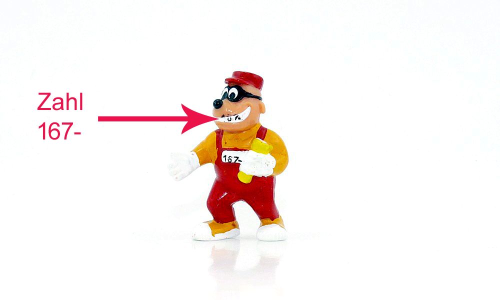 Panzerknacker mit Doppeldruck 167 auf den Zähnen (Doppeldruck ...