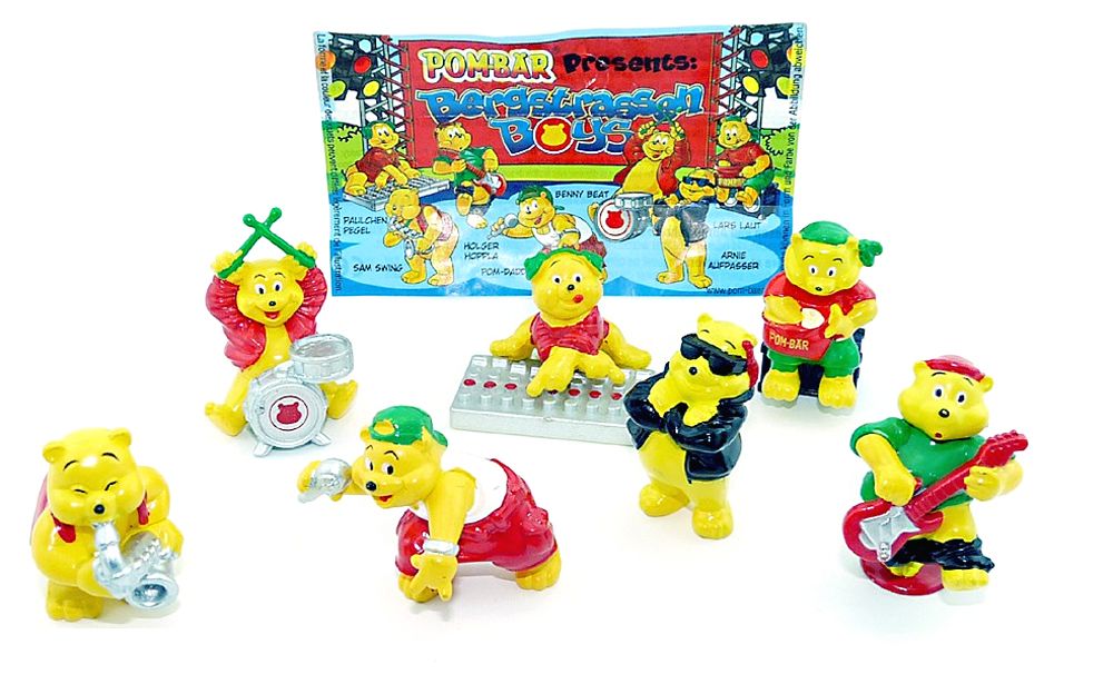 POMBÄR Figuren Set "Bergstrassen Boys" mit Beipackzettel - Ü-Ei online ...