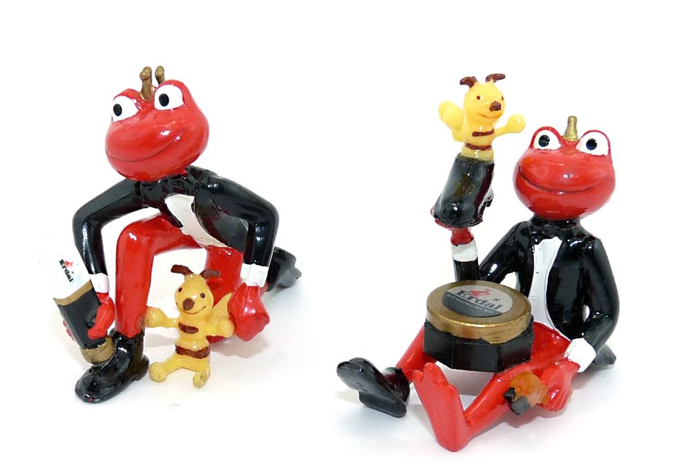 Komplettset ERDAL REX FRÖSCHE von 1999. Erdal Rex Frösche am Strand ...