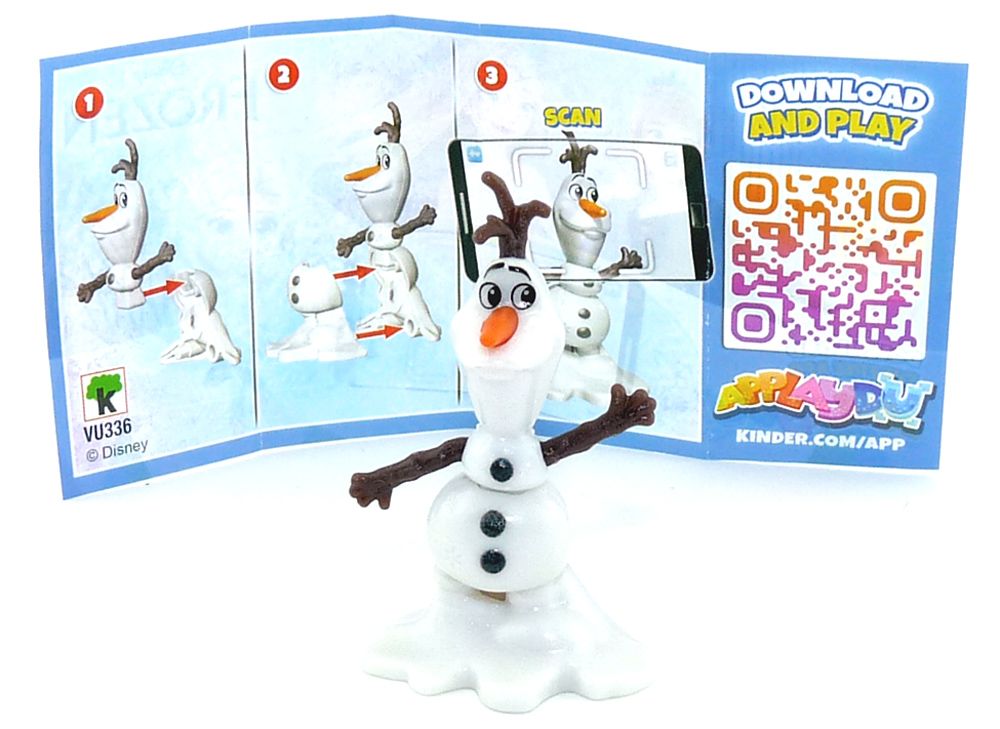 Olaf mit Beipackzettel VU336 (Eiskönigin 2023) - Ü-Ei online Shop auf ...