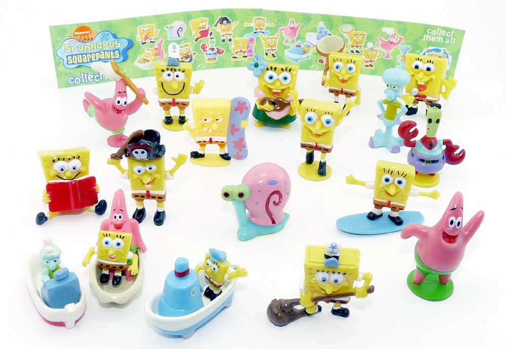 BIP s CANDY FUN Spongebob Figuren mit Beipackzettel - Ü-Ei online Shop ...