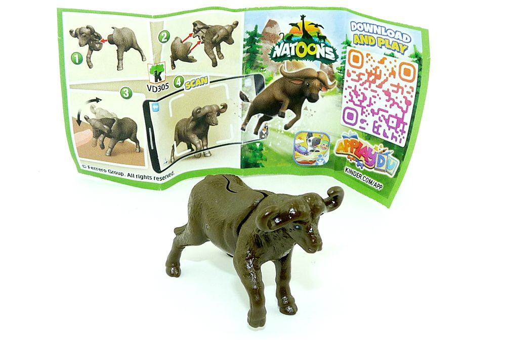 Natoons Sustainable von 2022. Büffel Beipackzettel VD305 - Ü-Ei online ...